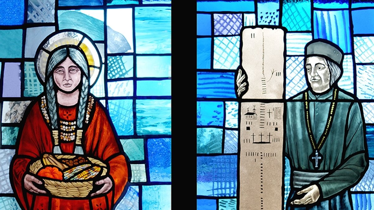Princess and priest featured in new stained-glass windows at St. Edward ...