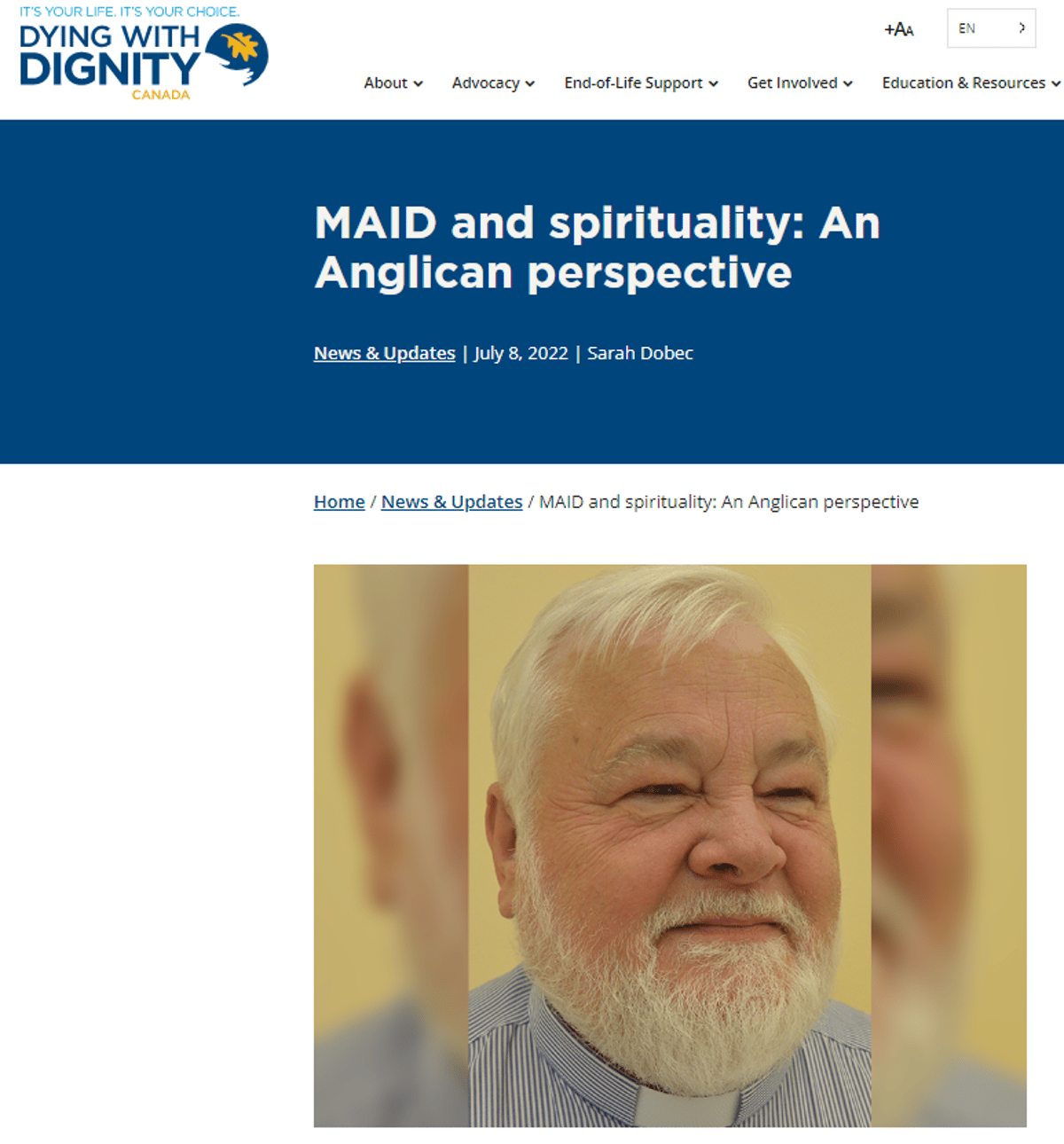 Dying with Dignity using Christian ‘compassion’ to sell euthanasia ...