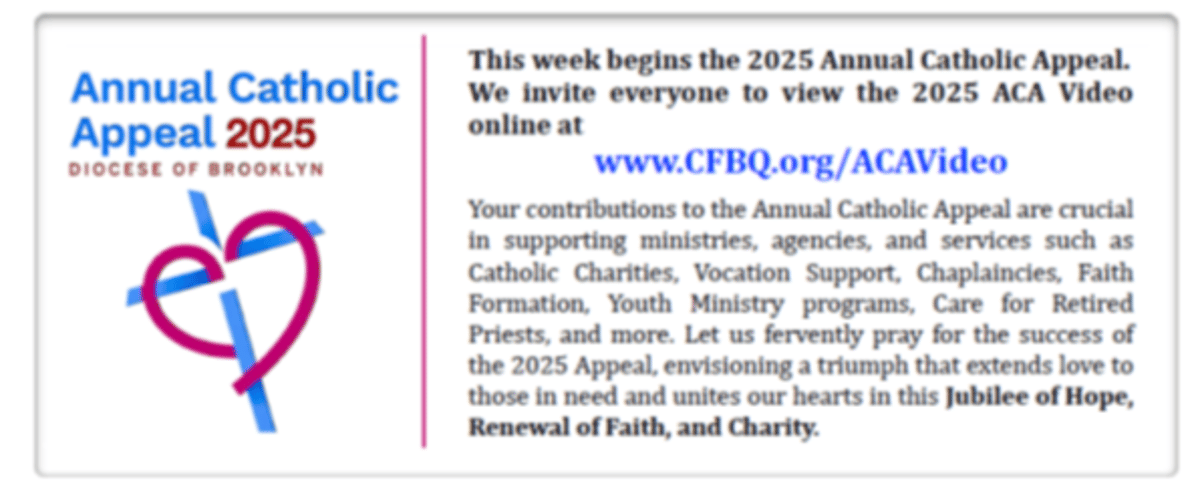 Annual Catholic Appeal 2025 - Holy Family - St. Laurence