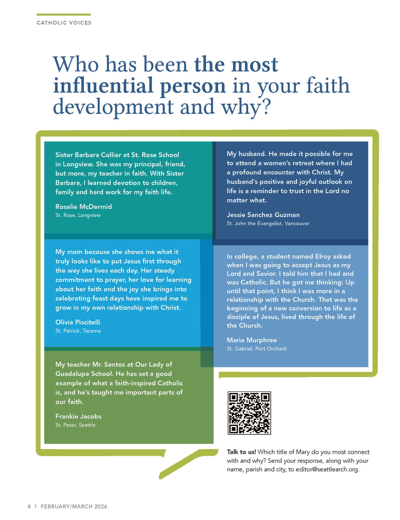Catholic Voices: Who has been the most influential person in your faith ...