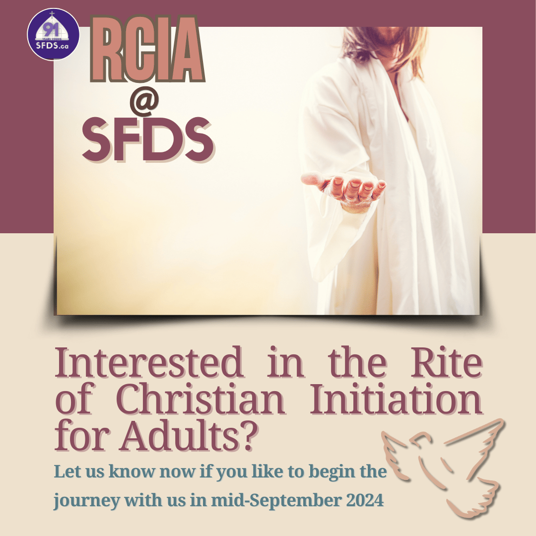 Rite of Christian Initiation of Adults (RCIA) - St. Francis de Sales